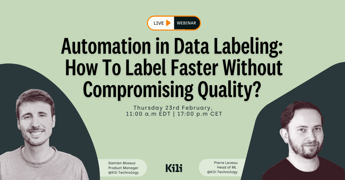 Webinar | Automation in Data Labeling: How To Label Faster?